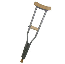 Béquille enfant réglable en hauteur en Duralumin. Réf ES 31 PM.